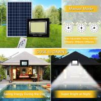 China 300W Outdoor Solar Flood Light IP67 Security Yard Street Lamp Waterproof Led for sale