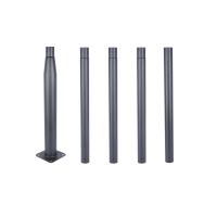 China Metal Galvanized Solar Street Light Pole 15m Used For Outdoor In Smart Cities for sale