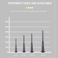 China Outdoor Custom 12M Solar Street Light Pole Galvanized Smart Led Smart Pole 15m for sale