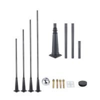 China 9m 10m 12m Steel Sign Road Street Light Pole Garden With Charging Pile for sale