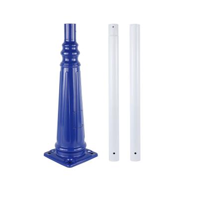 China 9m 10m 12m Steel Sign Road Street Light Pole Garden With Charging Pile for sale