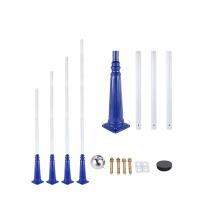 China 9m 10m 12m Steel Sign Road Street Light Pole Garden With Charging Pile for sale