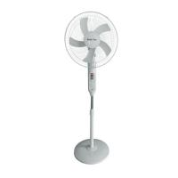 China Multifunction 25W Solar Powered Outdoor Fan 18650 Lithium Battery 3 Wind Gears With Bulb for sale