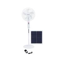 China F198 Solar Outdoor Fan 20W Polysilicon Panel 9V 18650 Lithium Battery 18000mAh for sale