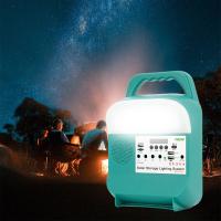 China Small Solar Light Kits 10h Working Time For Outdoor Lighting Solar Camping Light With Power Bank for sale