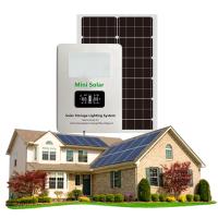 China Retail Box Solar Panel Kit With Battery Inverter Output 3.2~3.6A Panel for sale