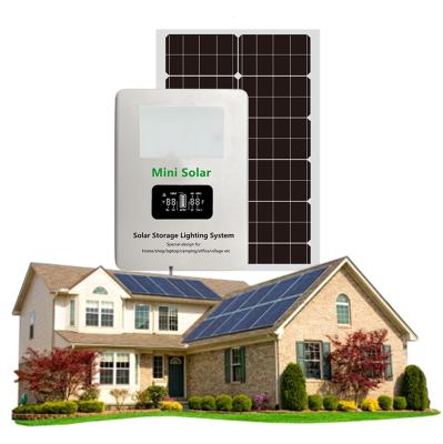 China Retail Box Solar Panel Kit With Battery Inverter Output 3.2~3.6A Panel for sale