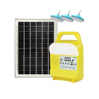 China 20W/6V Portable Solar Bulbs With 8000mah Battery For Outdoor Lighting for sale