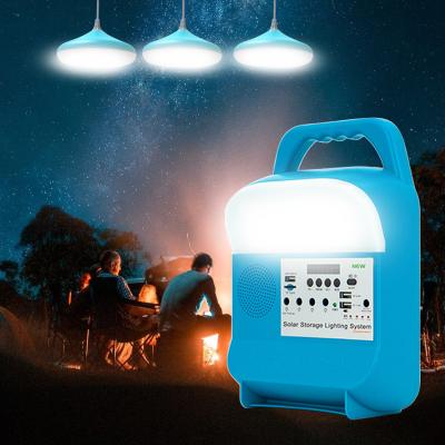 China Global Sunrise Solar Camping Light 5W LED Bulb 3Pcs Home Use 20W 6V for sale