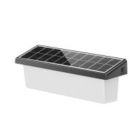 China 1-Year Warranty Solar Wall Light 80 Ra CRI For Outdoor Lighting Led Solar Lights Outdoor Waterproof Wall Mounted for sale