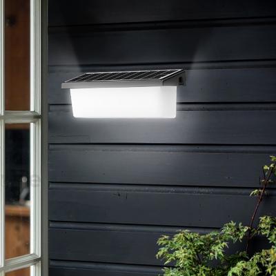 China 4100K Neutral White Solar Wall Lights Outdoor 8-10 Hours Working Time Led Solar Wall Light Outdoor Porch Garden for sale