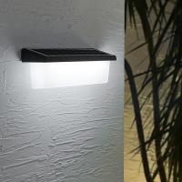 China IP65 Waterproof Solar Wall Light With 80 CRI For Outdoor Use Wall Fence Garden Waterproof Outdoor Led for sale