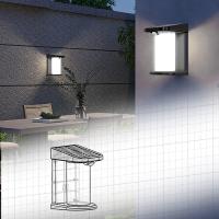 China Solar Wall Light CRI 80 6000K-6500K Neutral White -5-50℃ Decorative Motion Sensor Action Solar Wall Mounted Light for sale