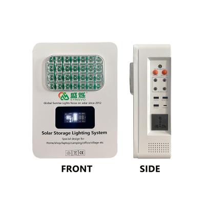 China CE Certified Solar Panel Energy System with 16V 12.5AH (15*2600Mah) Battery 6W*3PCS LED Bulb for sale