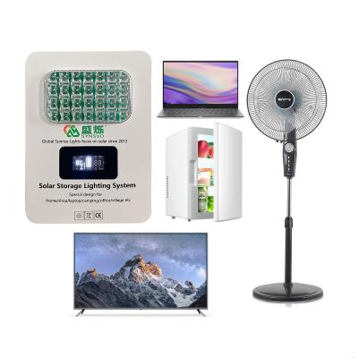China Solar Generator Power Station Kit 5V/9V/12V/220V Output LED Bulb 6W*3PCS SRE-938 for sale