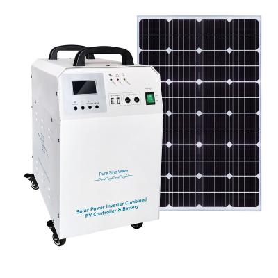 China Off-Grid Inverter Solar Panel Energy System With IP65 Junction Box - Pack 56*33.5*34.5cm for sale