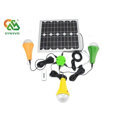 China Long-Lasting Solar Emergency Light Kits 3pcs*3W For Illuminating Gardens for sale
