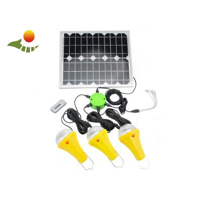 China Orange 3PCS Solar Powered Lights For Home Featuring Button Switch Indoor for sale
