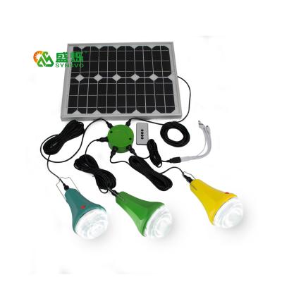 China Efficient Portable LED Home Solar Lighting Kits Power 20W For Home SRE-88G-3 for sale