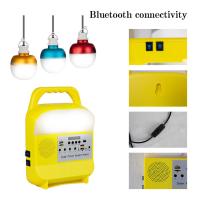 China OEM 10000Hrs Indoor Outdoor Activity Solar Lighting And Usb Charging System for sale