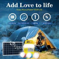 China OEM 10000Hrs 9W 6V 3 Light Solar System For Electricity Lack Areas for sale