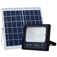 China 8000H 24V 100W Solar Flood Light Aluminum Solar Security Lamp for sale