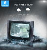 China 6500k 63PCS LED 20000MAH Flood Solar Light 40W IP67 for sale