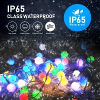 China Bluetooth WiFi Solar Decorative Lights 5m 10m Colorful Globe Lights for sale