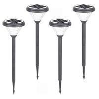 China Aluminum Yard Lawn Spike Solar Garden Light Global Sunrise Lights Solar Lawn Light for sale