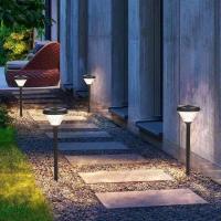 China Aluminum Yard Lawn Spike Solar Garden Light Global Sunrise Lights Solar Lawn Light for sale