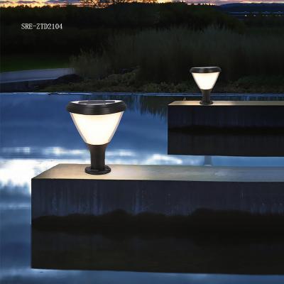 China Solar Garden Light Waterproof Pillar Light Decoration LED Soalr Pillar Lamp for sale