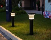 China All In One IP65 5W 5V Solar Sensor Garden Lights Painted Matte for sale