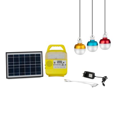 China Solar Powered LED Lighting Stalls Energy-Saving Home Products Camping Lamps for sale