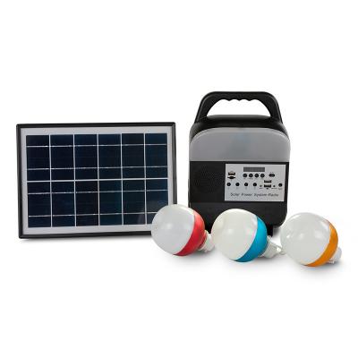 China Park Movable Solar Energy Light System Microgenerator Solar Camping Light Kit for sale