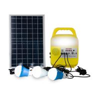 China Portable Magneto 10m Solar Home Lighting System 3kg With Phone Charger Suitable for sale