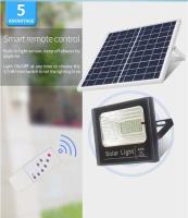 China 200W Power Solar Billboard Light Security Flood Lights 8800L Stainless Steel for sale