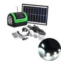 China FCC EMC 5W 6V Portable Solar Energy Lamp 12PCS SMD LED Car Boat Solar Light Kit for sale