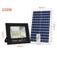 China Stainless Steel Remote Control Solar Flood Light 25W IP67 for sale