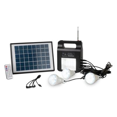 China Power Outage 5 Watt Solar Emergency Lights With Mobile Phone Charger for sale