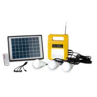 China Power Outage 5 Watt Solar Emergency Lights With Mobile Phone Charger for sale