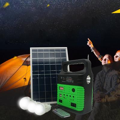 China 10W 6V Poly Panel Remote Control Solar Light Adventure Solar Lighting System for sale