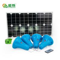China 30W Solar Panel Energy System 5200mAh Home Lighting System With 4PCS LED Lamps for sale