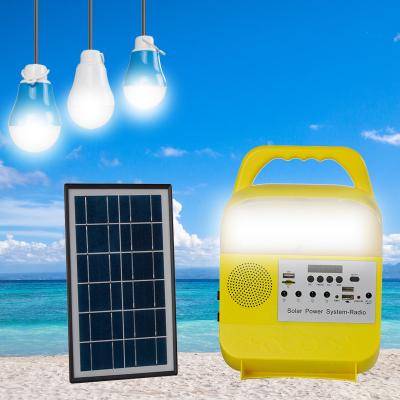 China ISO 26cm*20cm*38cm Home Solar Lighting And Usb Charging System for sale