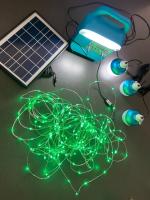 China 12W Solar Panel system 4 LED Bulbs Portable Solar Power Lighting System Kits for sale