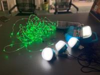 China 12W Solar Panel system 4 LED Bulbs Portable Solar Power Lighting System Kits for sale