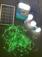 China 12W Solar Panel system 4 LED Bulbs Portable Solar Power Lighting System Kits for sale