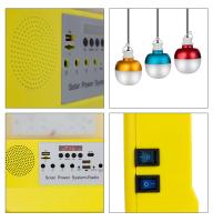 China 30W Portable Solar Panel Energy System 8000mah Power With FM Radio for sale