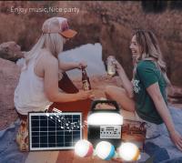 China 30W Portable Solar Panel Energy System 8000mah Power With FM Radio for sale