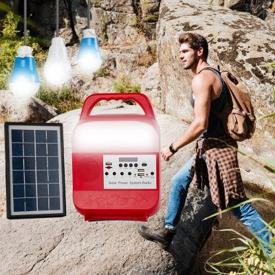 China DC Solar System Portable Lighting solar panel system for home solar Charger for sale