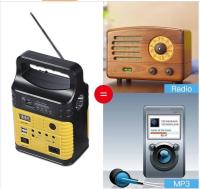 China Solar FM Radio Solar Indoor Lighting Global Sunrise Lights Solar Radio Solar Panel System for sale